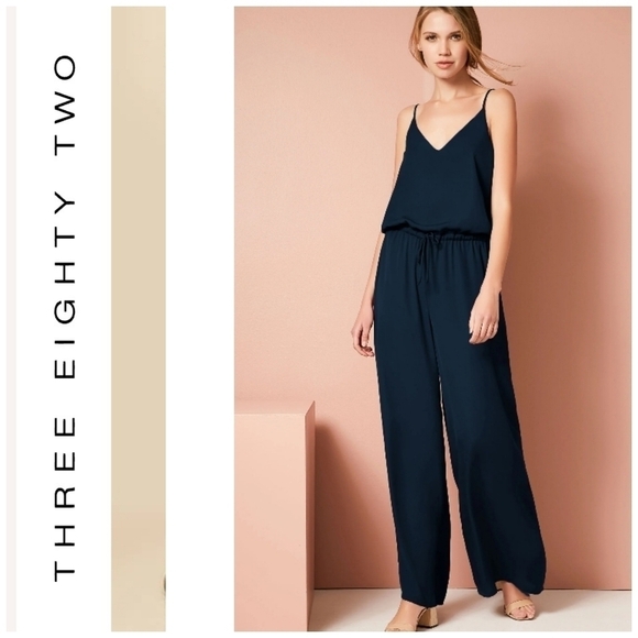 Three Eighty Two | Pants & Jumpsuits | Three Eighty Two Navy Erin Cami ...